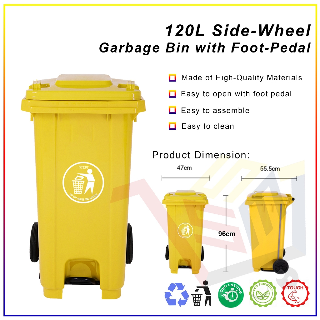 Foot operated trash cans, household trash cans, medical trash cans ...