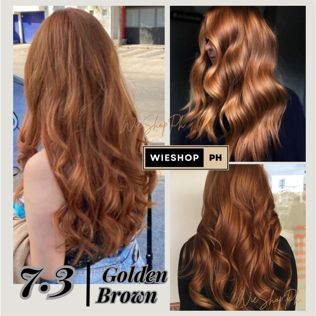 Bremod 7.3 Golden Brown Hair Color set with oxidizer 100ml Hair ...
