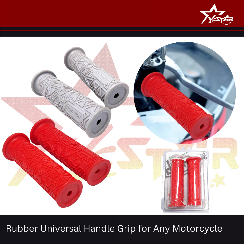 Yestar Rubber Universal Handle Grip For Any Motorcycle #5308 | Shopee ...
