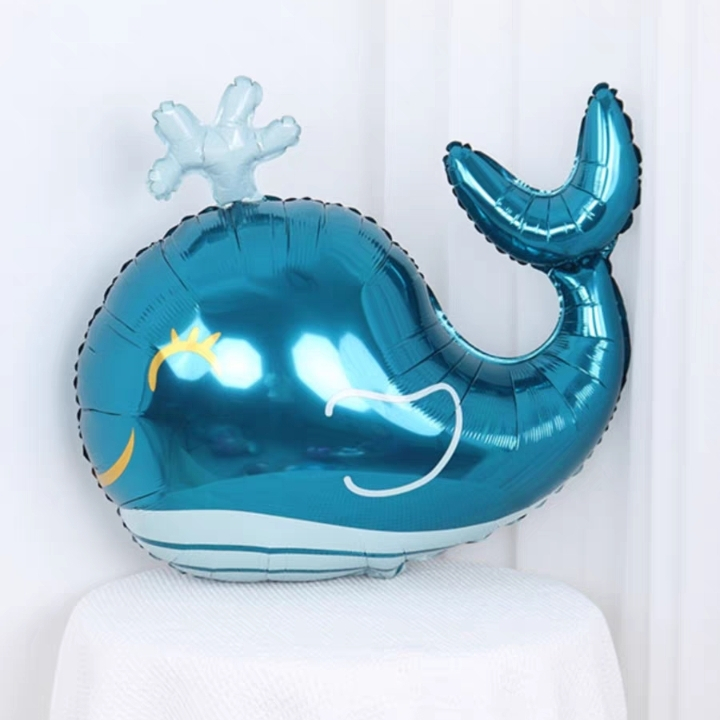 33 inches Ocean theme Sea World animal Blue Whale birthday party ...