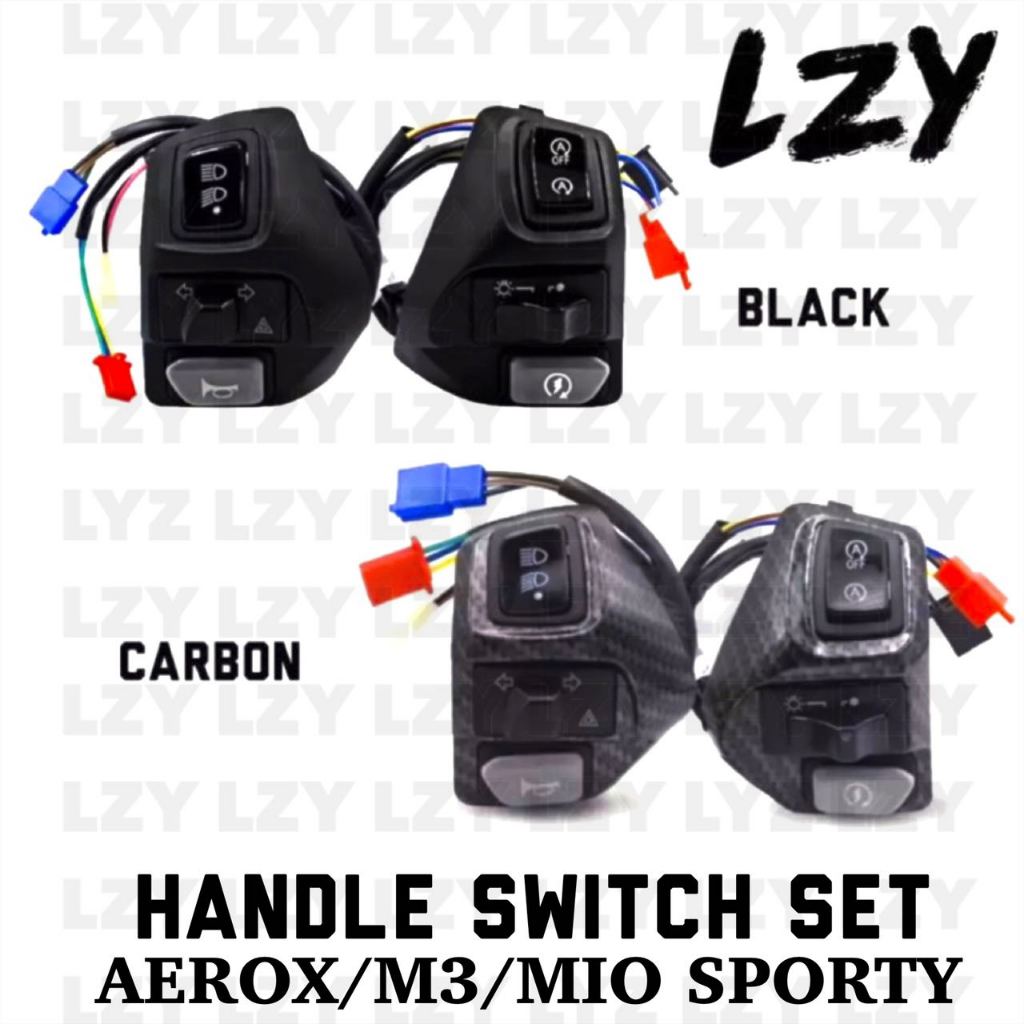 LZY Yamaha Aerox/M3 Mio Sporty M3 Handle Switch Assy Set Motorcycle ...