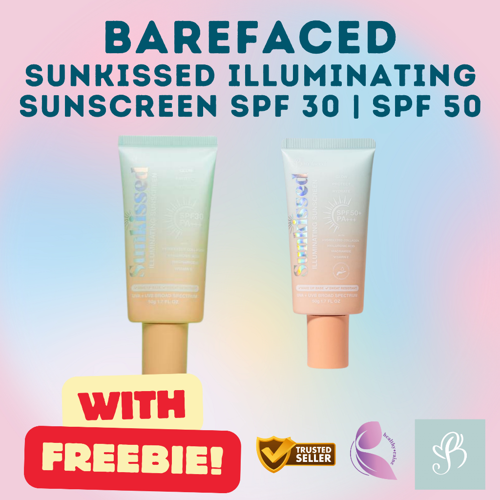 BAREFACED Sunkissed Illuminating Sunscreen | Shopee Philippines