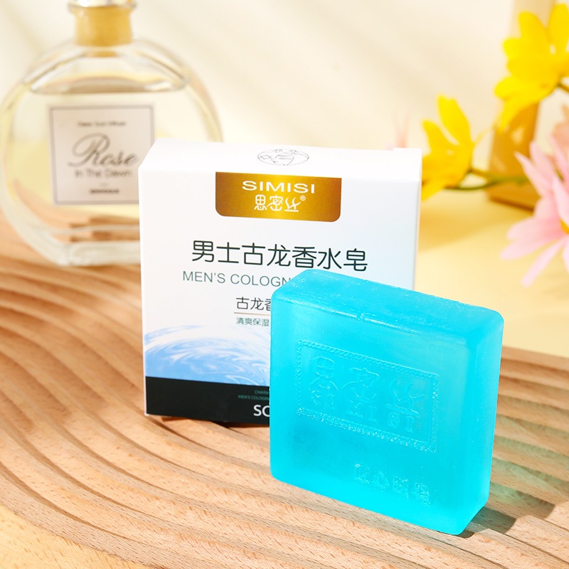 [ SIMISI ] Long Lasting Cologne Perfume Soap for Men ( FREE foaming net ...