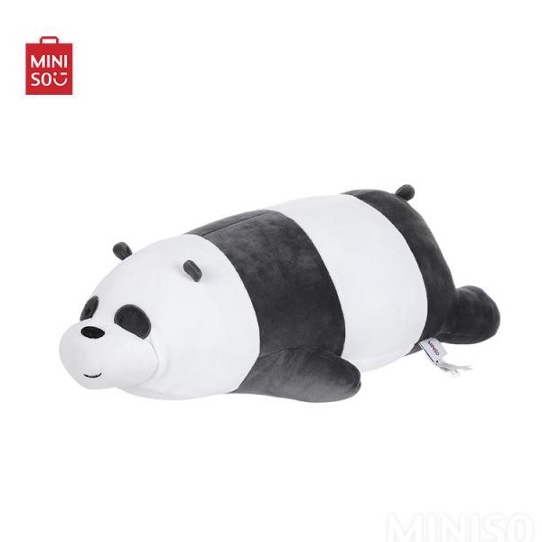 Miniso x We Bare Bears Plush Toys Grizzly, Panda and Ice Bear | Shopee ...