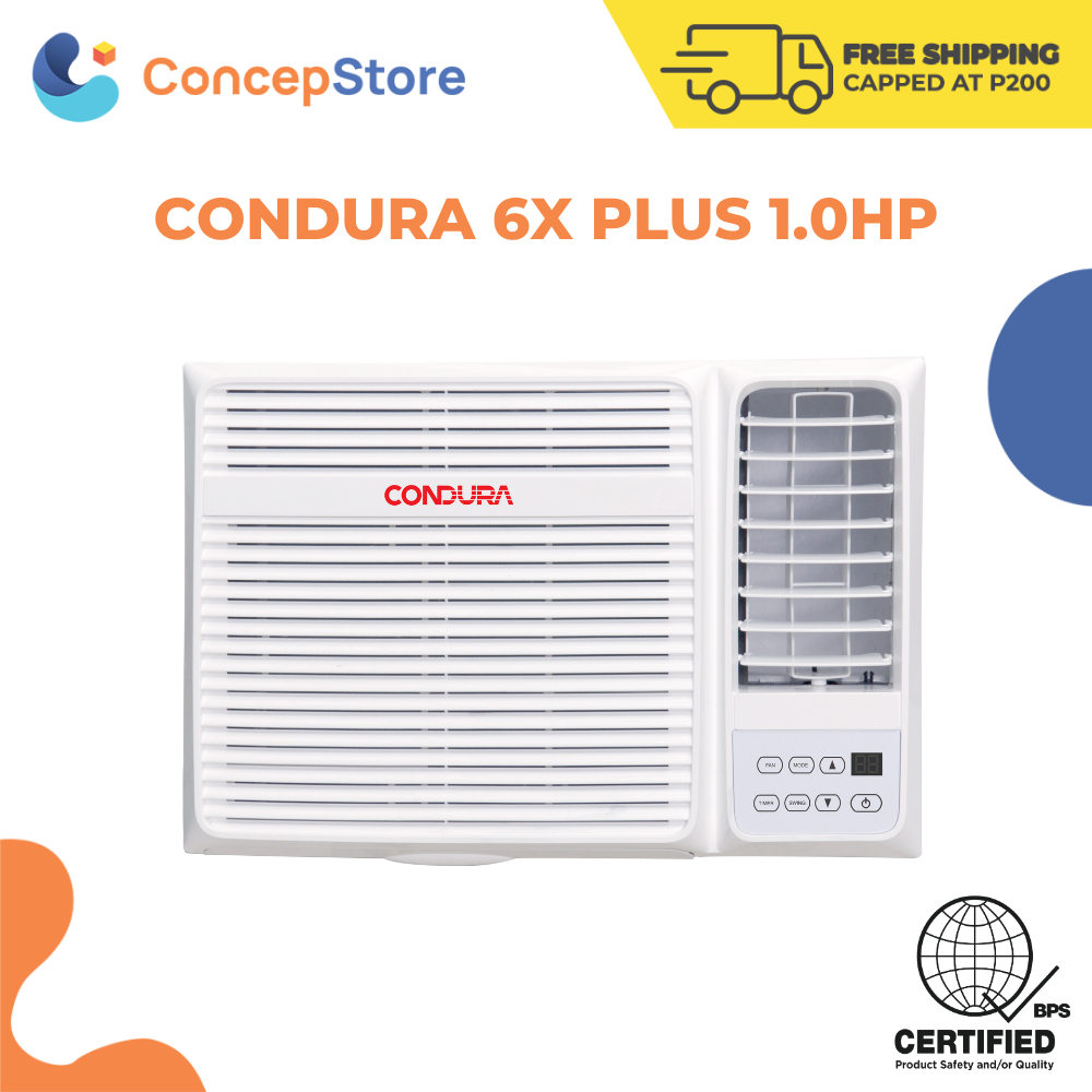 Condura 1.0HP 6x Plus Window Air Conditioner | Shopee Philippines