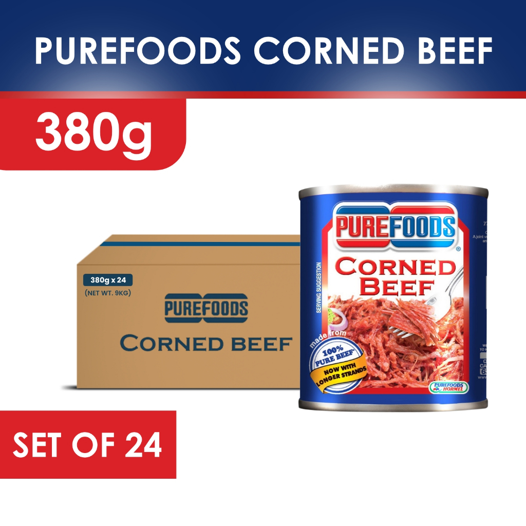 Purefoods Corned Beef (380g) Box of 24's | Shopee Philippines