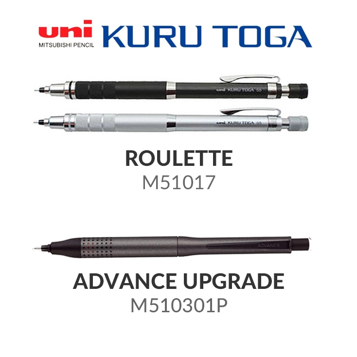 uni KURU TOGA ROULETTE / ADVANCE UPGRADE Mechanical Pencil | Shopee ...