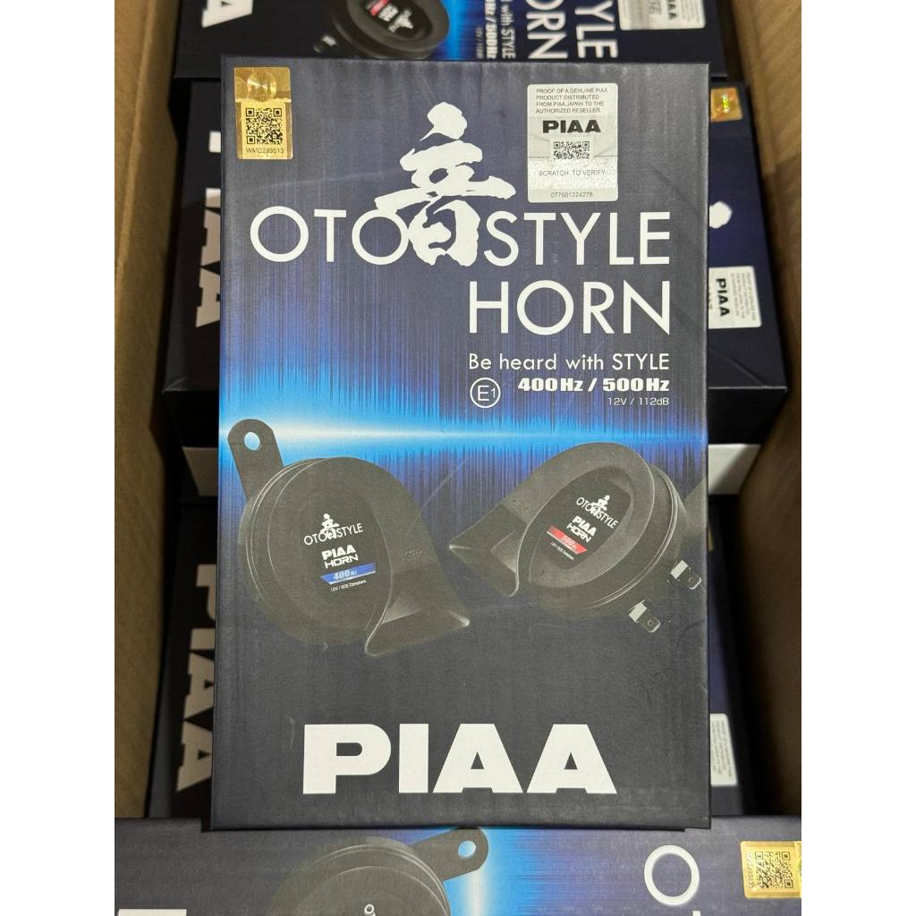 PIAA OTO STYLE HORN ORIGINAL DOUBLE QR CODE FOR AUTHENTICATION LEGIT | Shopee Philippines