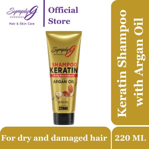 Symply G Keratin Shampoo with Argan Oil 220mL | Shopee Philippines