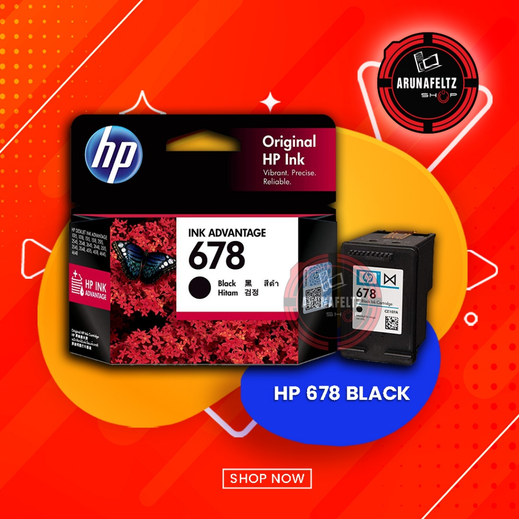 HP 678 BLACK CARTRIDGE | Shopee Philippines