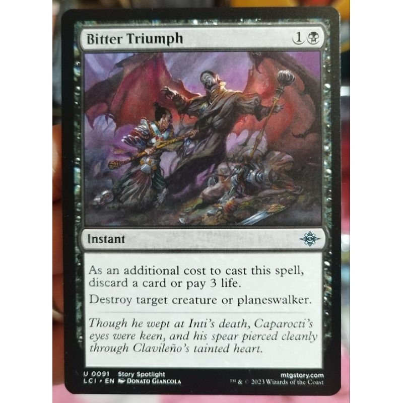 Bitter Triumph (Magic the gathering) | Shopee Philippines