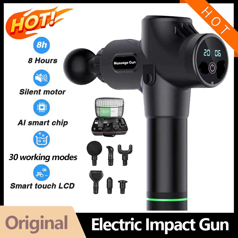 Professional Portable Massage Gun Muscle Relaxation Percussive High ...