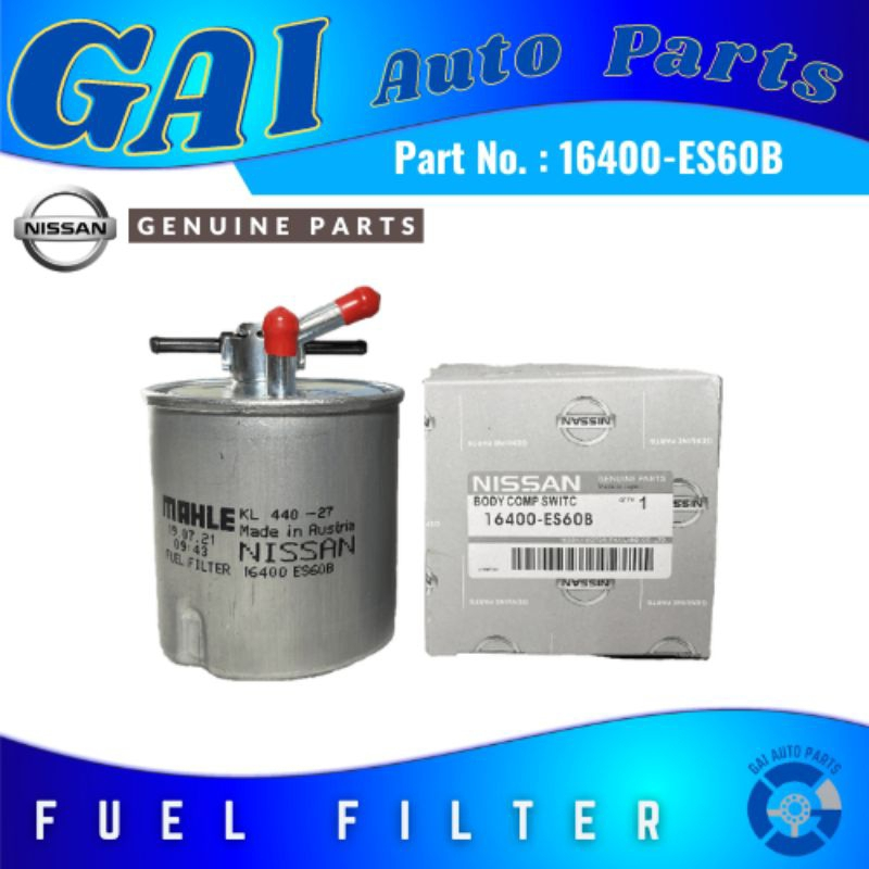 Fuel Filter Nissan Nv350 (Secondary) 16400-ES60B | Shopee Philippines