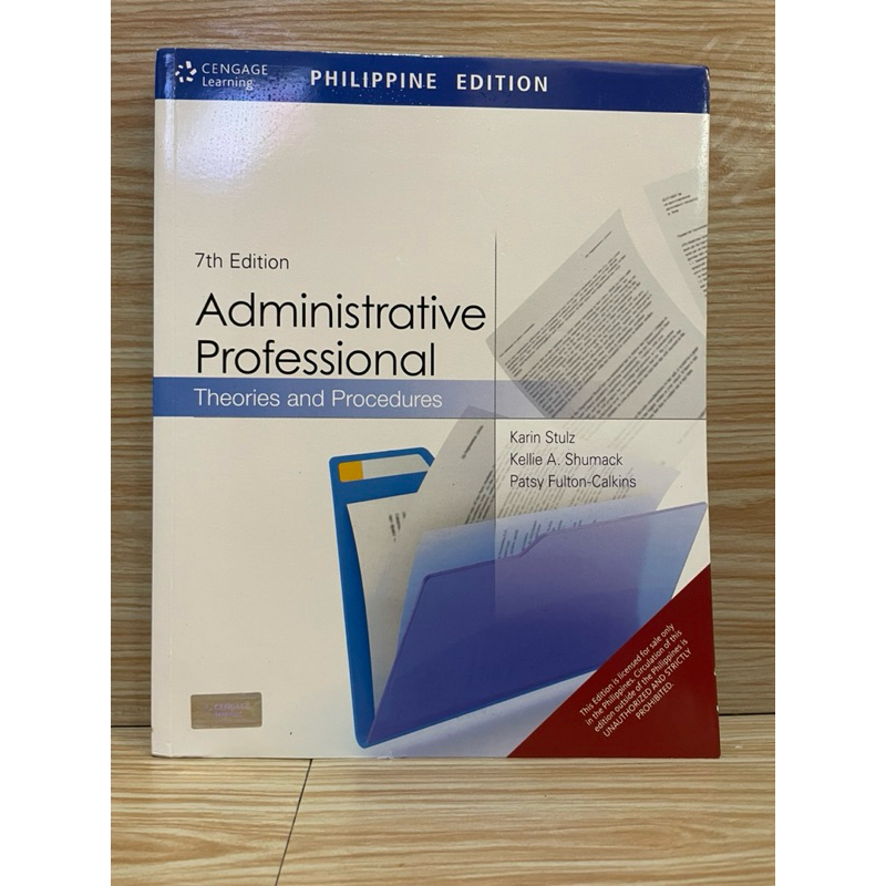Administrative Professional Theories and Procedures | Shopee Philippines