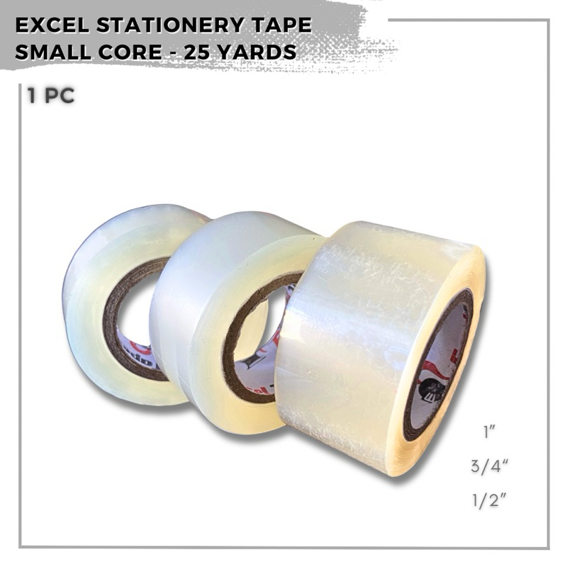 Stationery Tape Clear Tape Small Core 1roll | Shopee Philippines