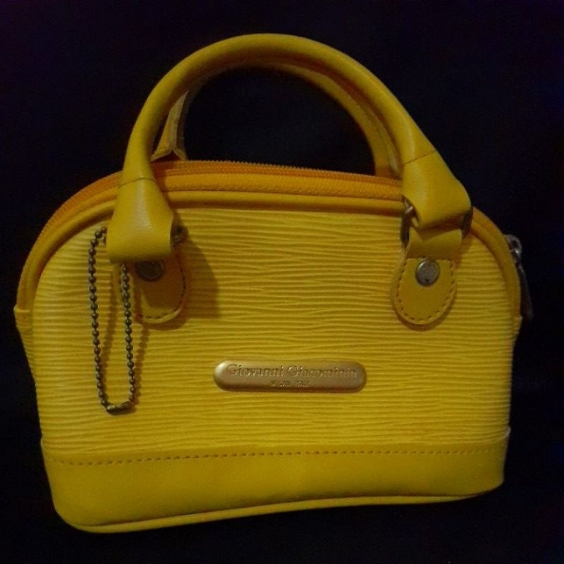 giovanni giacominin yellow mini bag or mickey mouse mini bag handbag ...