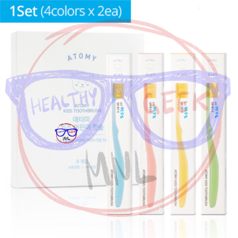 Atomy Korean Kids Toothbrush (First time toothbrush for kids) | Shopee ...