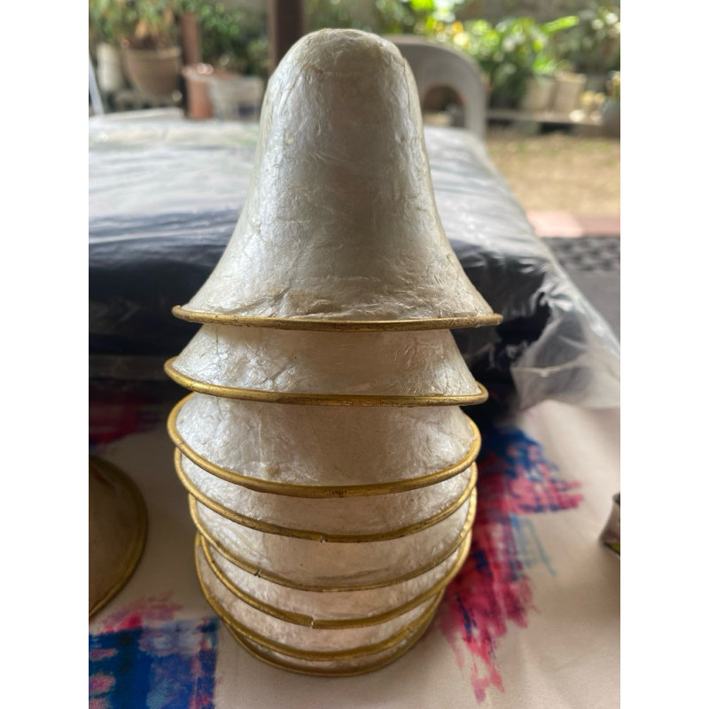 CAPIZ BELL / HEART / FLOWER / WEDDING / DIY PROJ. / CHRISTMAS DECOR ...