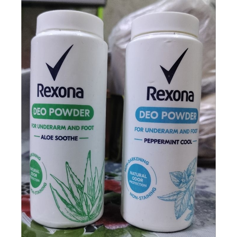 REXONA DEO POWDER for underarm and foot 80g | Shopee Philippines