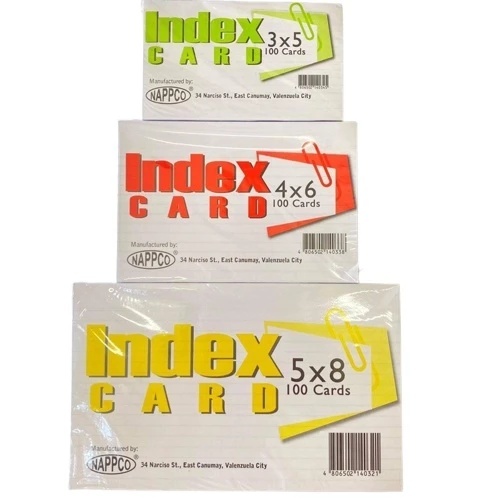 white index card with line (3*5, 4*6, 5*8) | Shopee Philippines