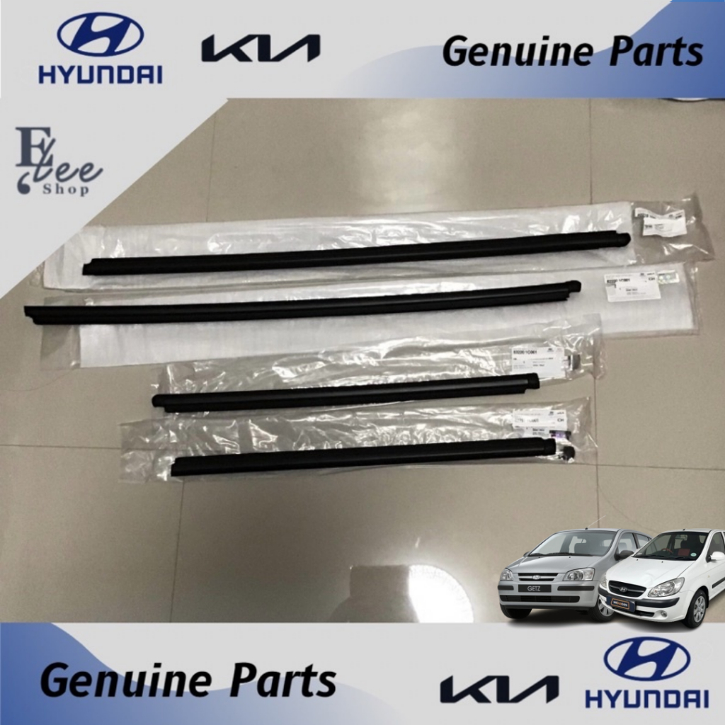 WEATHERSTRIP Outer Moulding for Getz (1set/4pcs) 822101C001 822201C001 ...