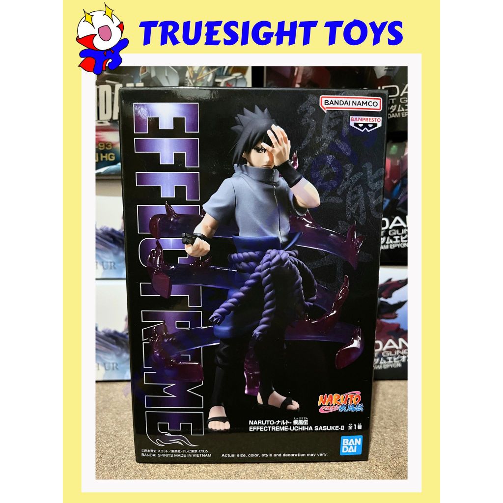 Banpresto Naruto Shippuden Effectreme II Uchiha Sasuke Susanoo | Shopee ...