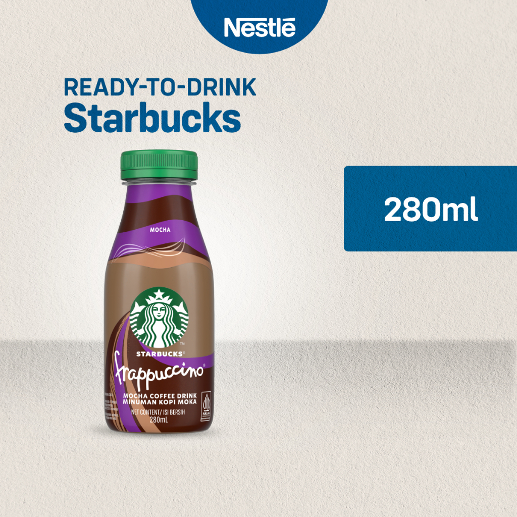 Starbucks Ready To Drink Frappuccino Mocha Coffee 280ml | Shopee ...