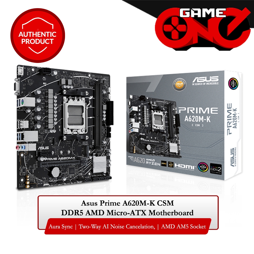 Asus Prime A620M-K CSM DDR5 AMD Micro-ATX Motherboard | Shopee Philippines