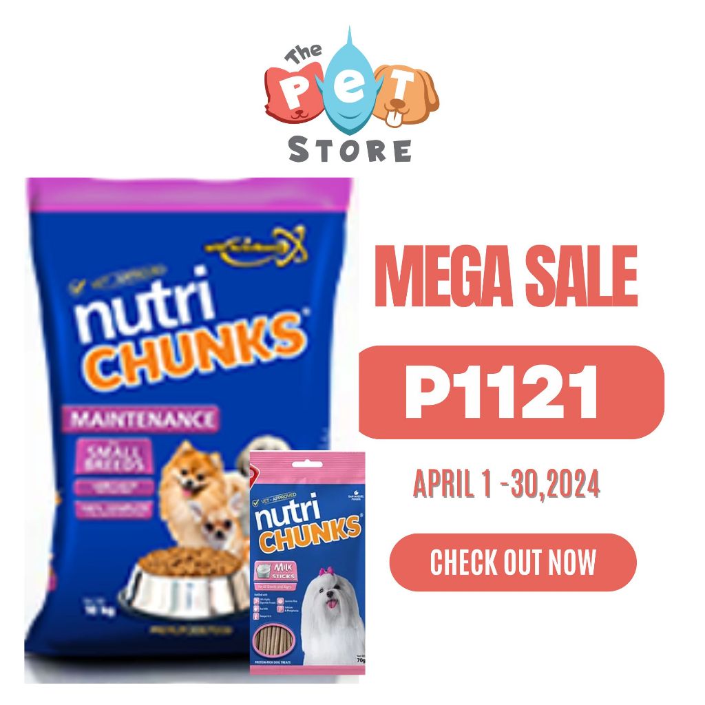 Nutri Chunks Adult Maintenance for Small Breeds 10kg | Shopee Philippines