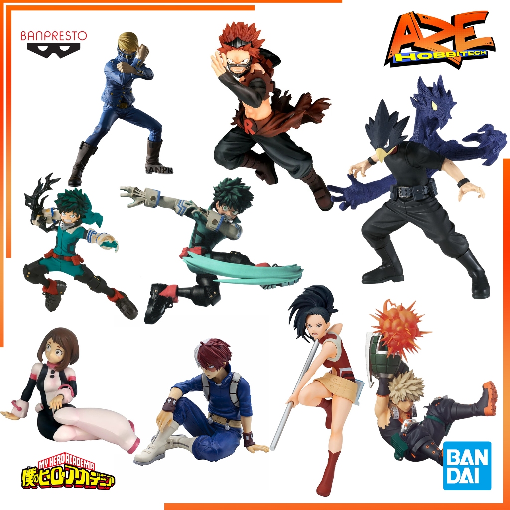 Banpresto My Hero Academia THE AMAZING HEROES Deku Shoto Bakugo Action ...