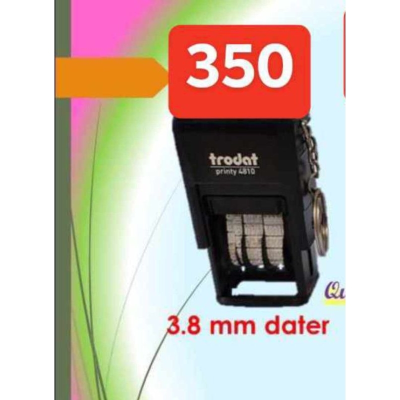 Trodat 4810 dater Stamp Self inking stamp(D/M/Y) | Shopee Philippines