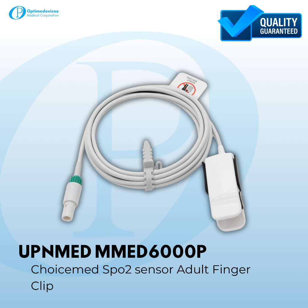 [UPNMED] MMED6000P (Choicemed Spo2 sensor Adult Finger Clip) | Shopee ...