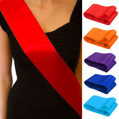 Agar.Shop Plain Sash Diy Sashes For Pageants, Birthday, Party ...