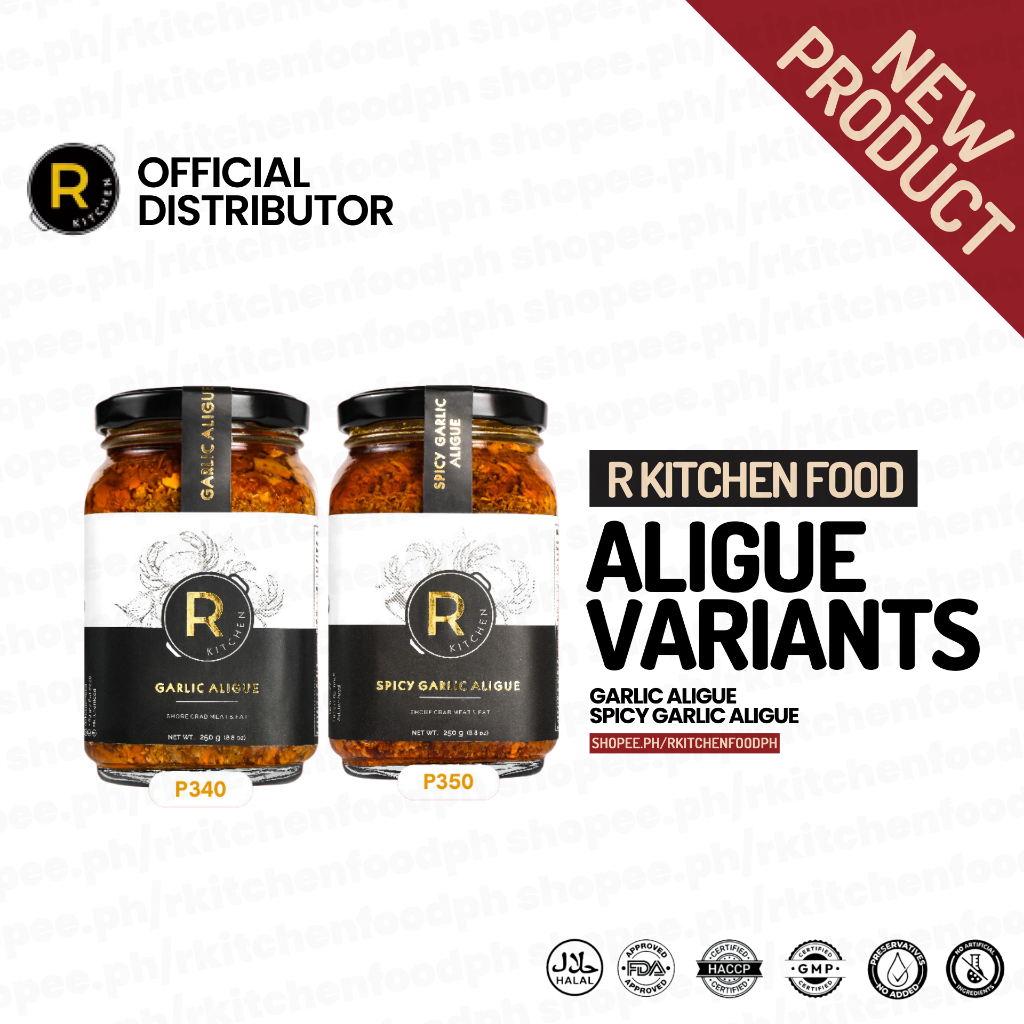 ALIGUE VARIANTS | R KITCHEN FOOD NEW PRODUCT - Garlic Aligue, Spicy ...