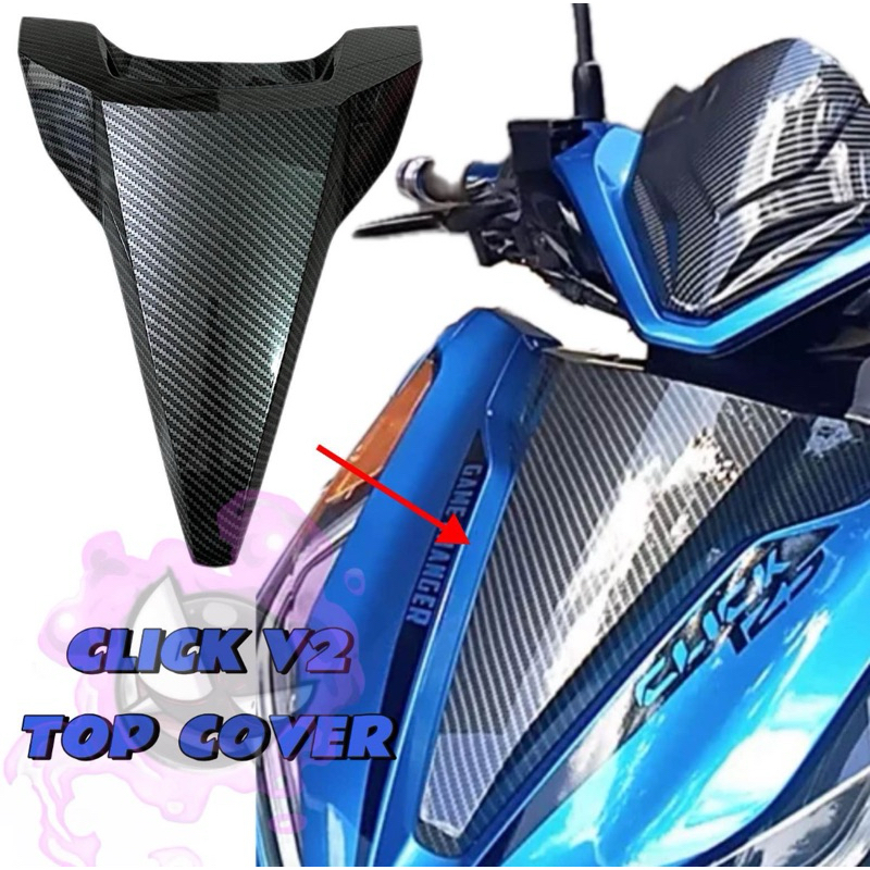Honda Click V2 125i/150i Front Panel Cover 5D CARBON MATTE For Honda ...