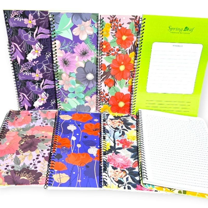 Springleaf 685 Premium Spiral Notebook Spring Bloom 6"x8.5" in Random ...
