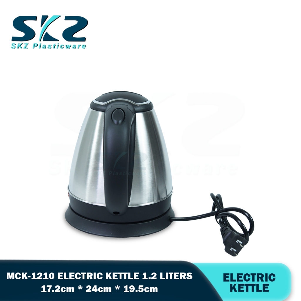 MICROMATIC MCK-1210 1.2L Electric Cordless Kettle Stainless | Shopee ...