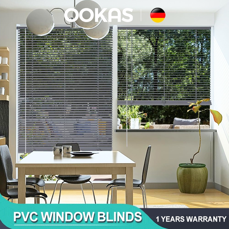 OOKAS Modern Korean 1-2PCS PVC Blinds For Window Venetian Curtain ...