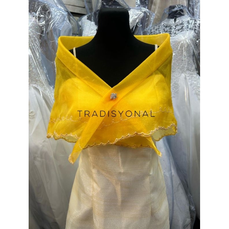 Alampay Filipiniana Embroidery Design (Brooch not included) | Shopee ...