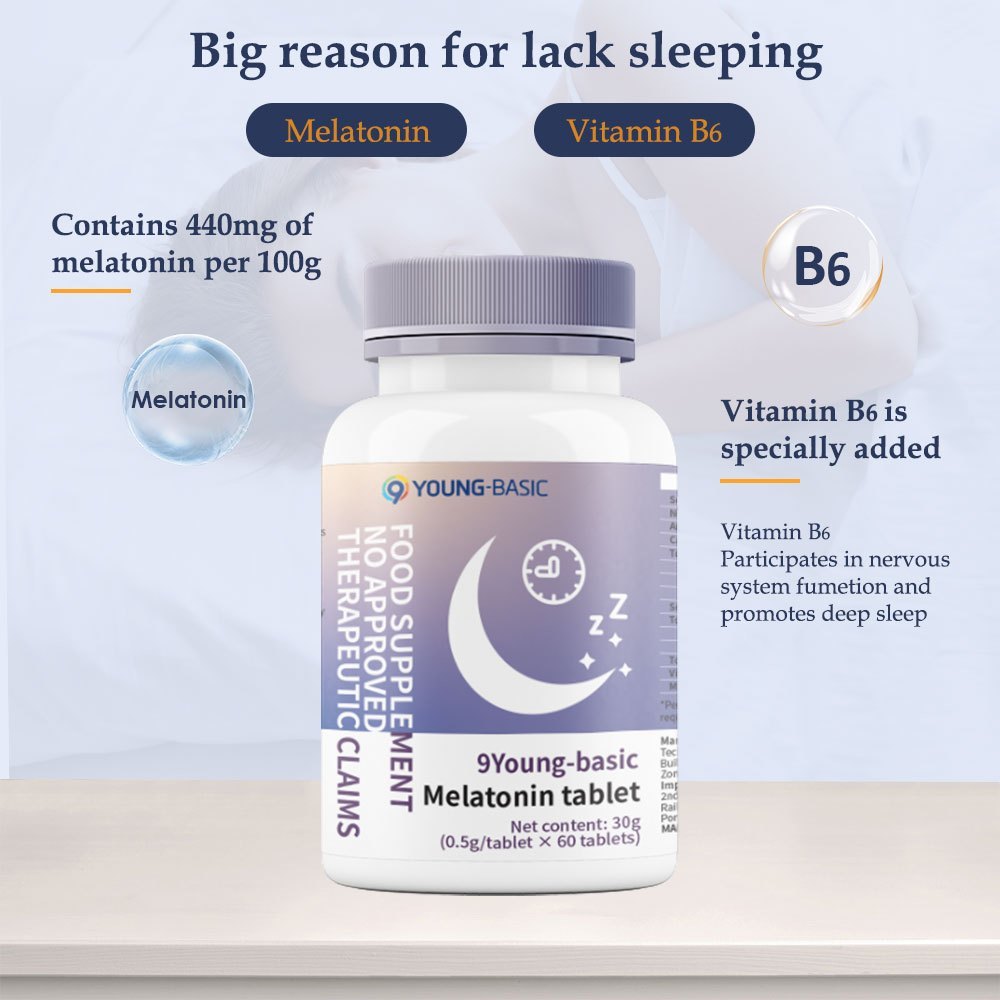 Melatonin Sleep Aid Melatonin Tablet Sleep Helper Sleeping Pills(60 ...