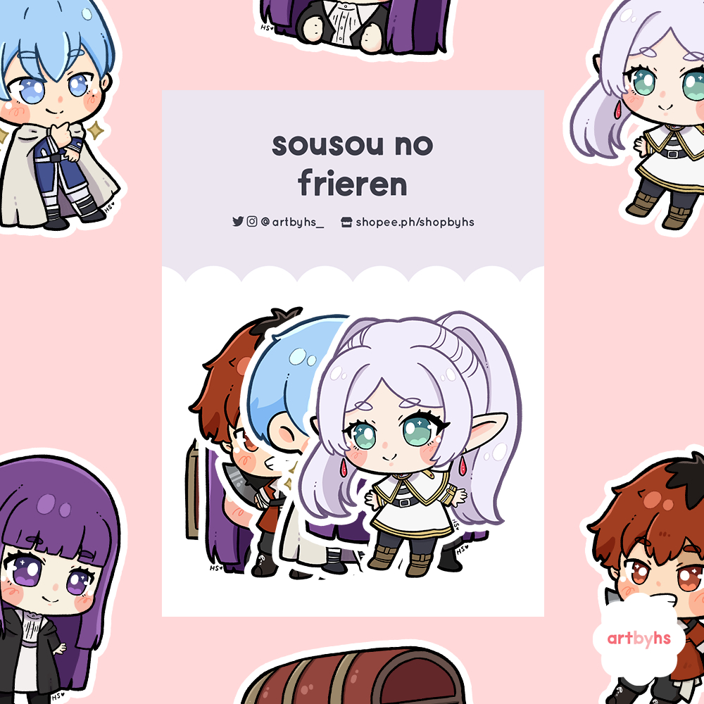 Frieren Vinyl Sticker Set | Shopee Philippines
