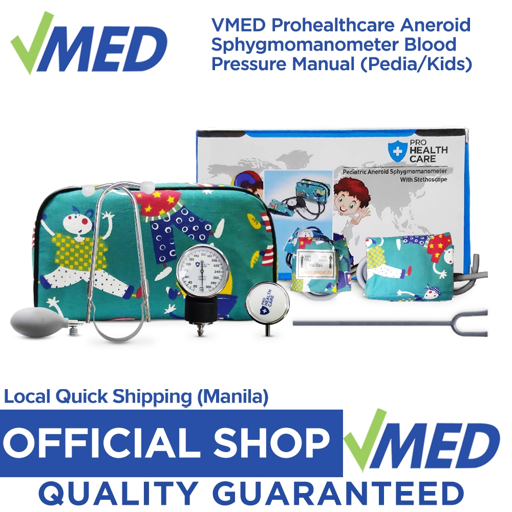VMED Prohealthcare Aneroid Sphygmomanometer Blood Pressure Manual with ...
