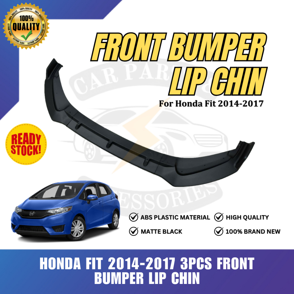 CPA - 2014-2017 3PCS HONDA FIT Front Lip Chin Bumper Body Kits Splitter ...