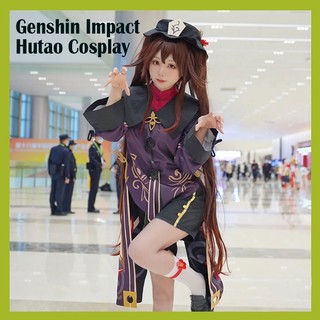 【Manila Ship】Genshin Impact Hutao Cosplay Costume Uniform Anime Game Hu ...