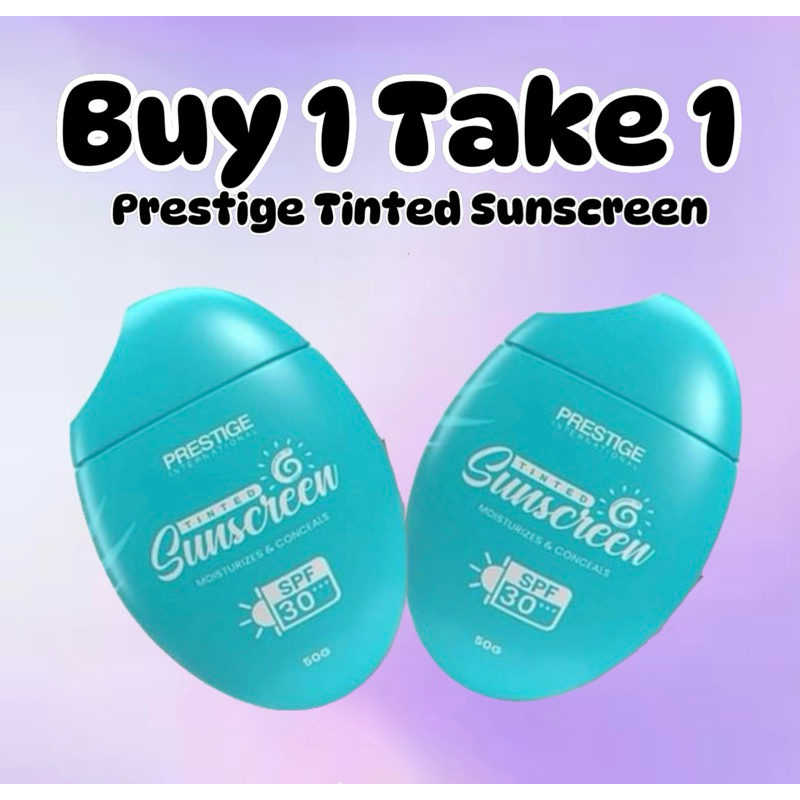 BUY 1 TAKE 1 Prestige Sunblock Cream 50g SPF 30+++ | PRESTIGE SUNSCREEN ...