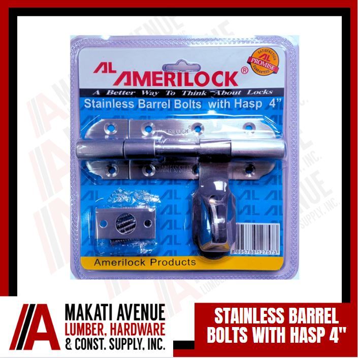 4" Stainless barrel (Amerilock) | Shopee Philippines