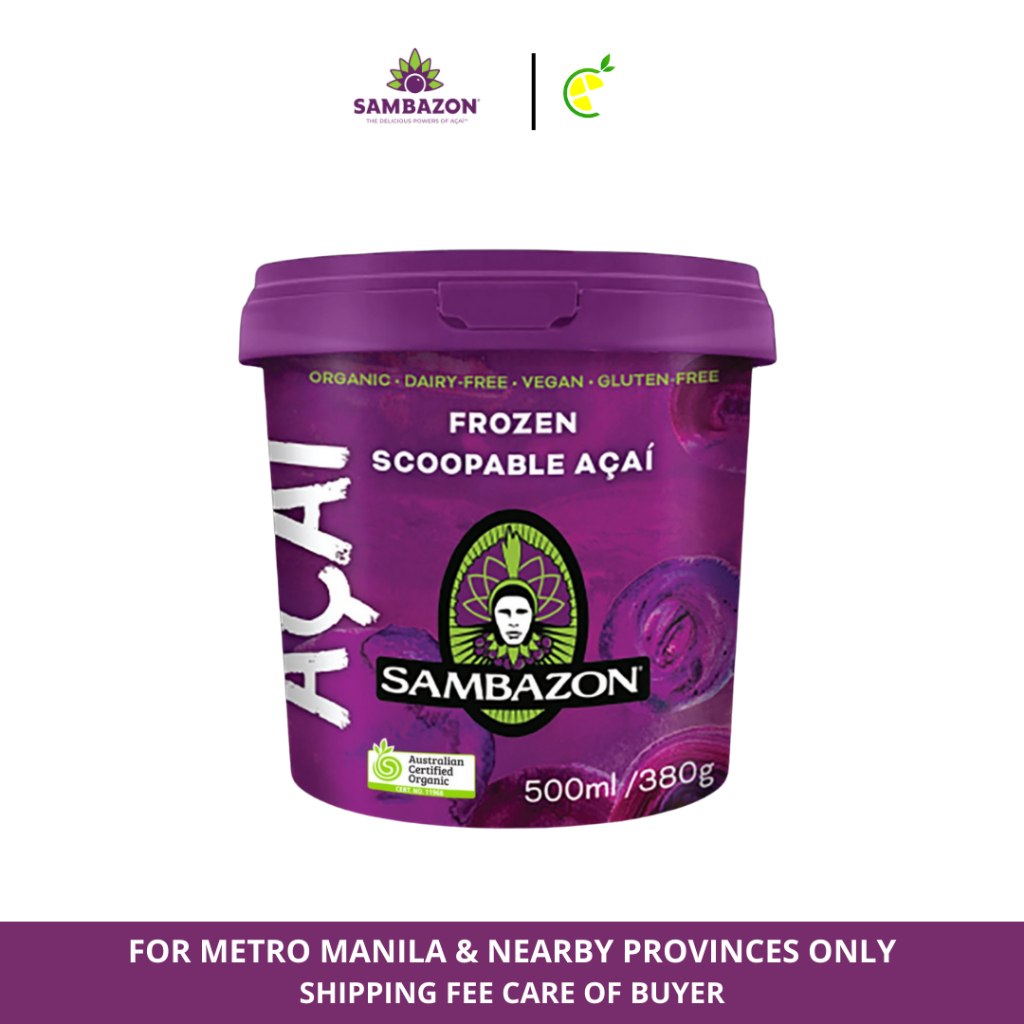 Sambazon Acai Berry Frozen Sorbet 500ml(SF c/o BUYER) | Shopee Philippines