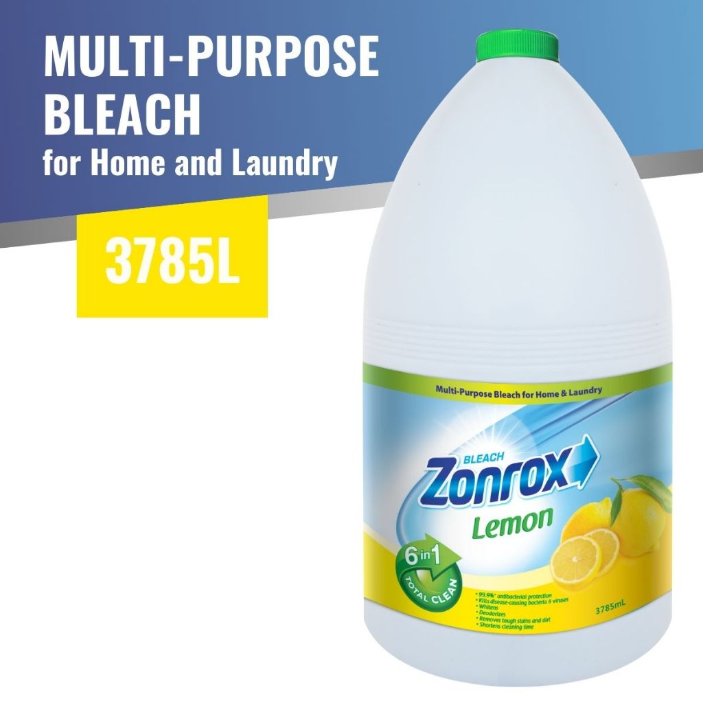 Zonrox Bleach Lemon 1 Gallon | Shopee Philippines