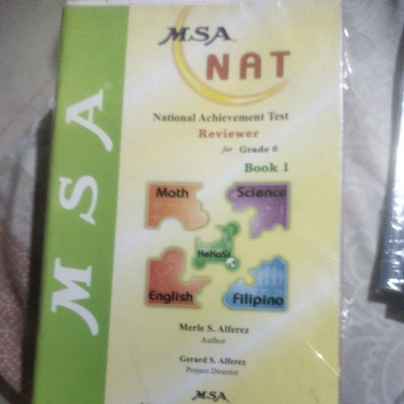 MSA National Achievement Test Reviewer book1 | Shopee Philippines