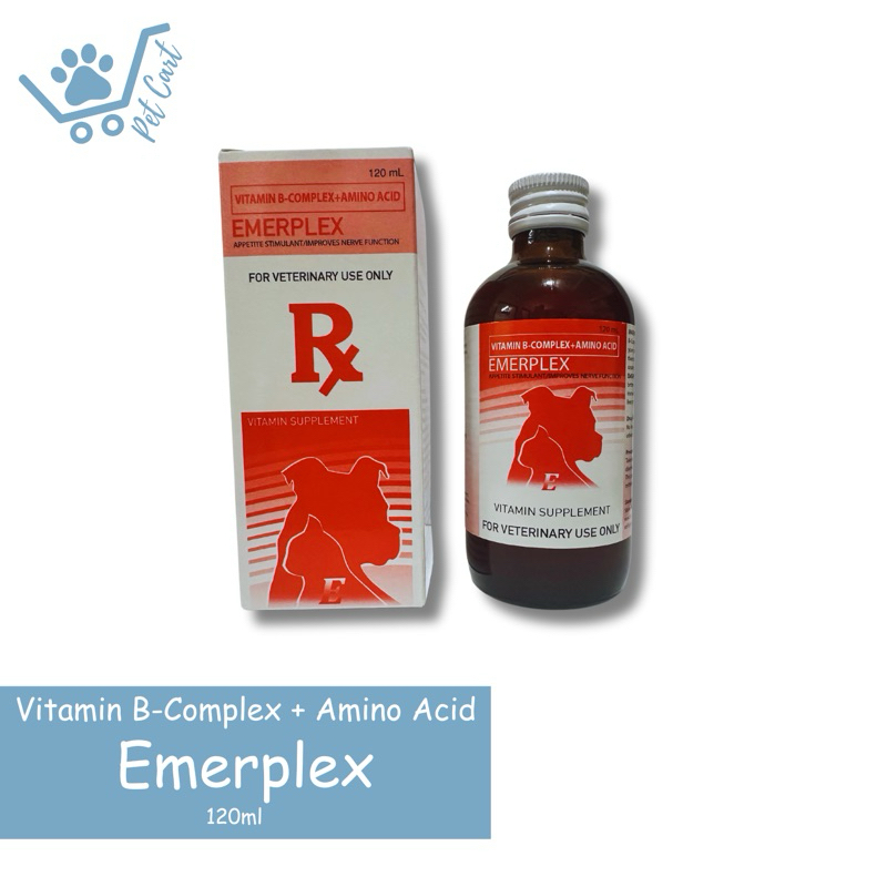 Emerplex 120ml (Vitamin B-Complex + Amino acid) - Free syringe | Shopee ...
